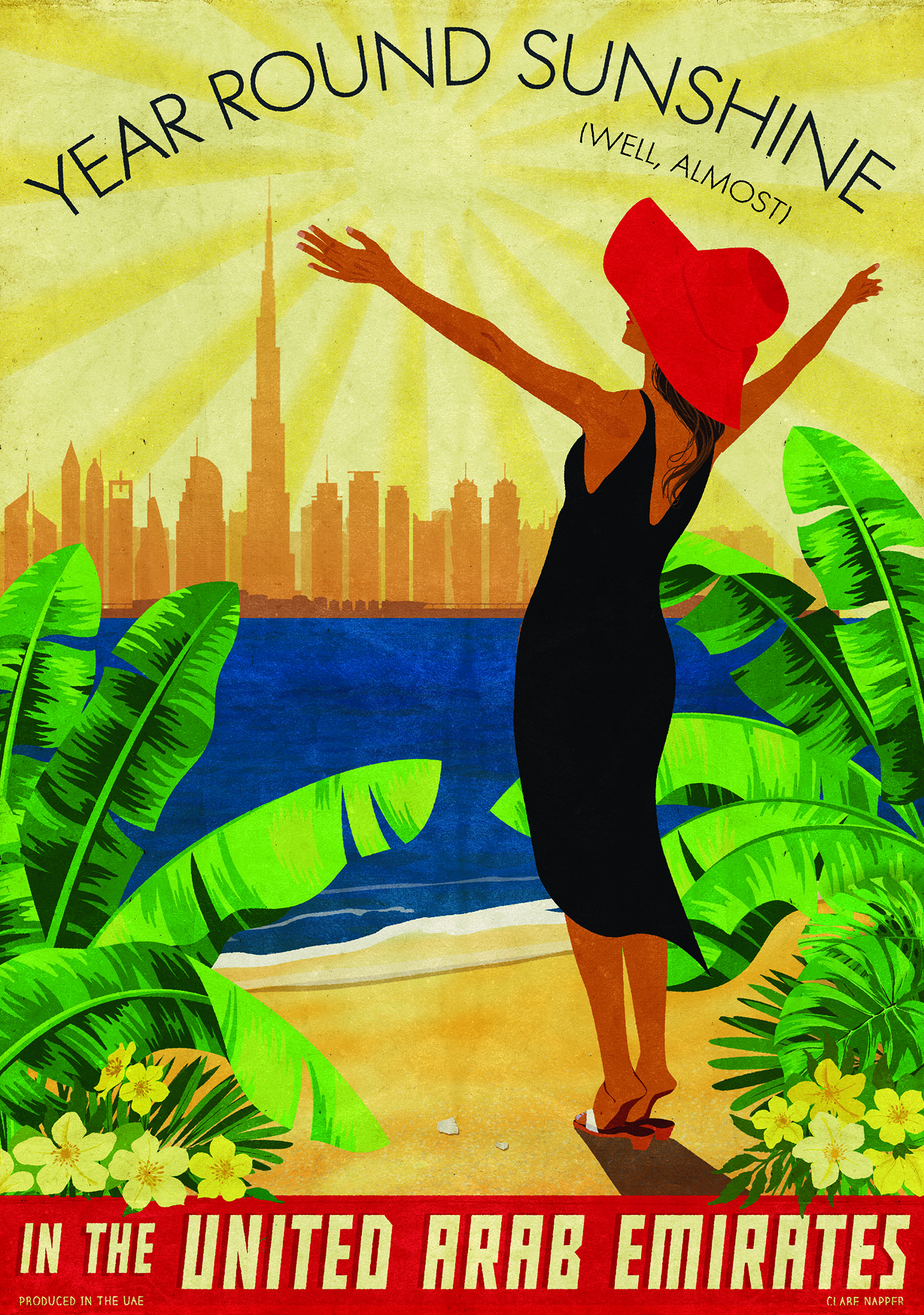 Meet the Artist: Clare Napper, the Creator of “Highlife Dubai” Vintage ...