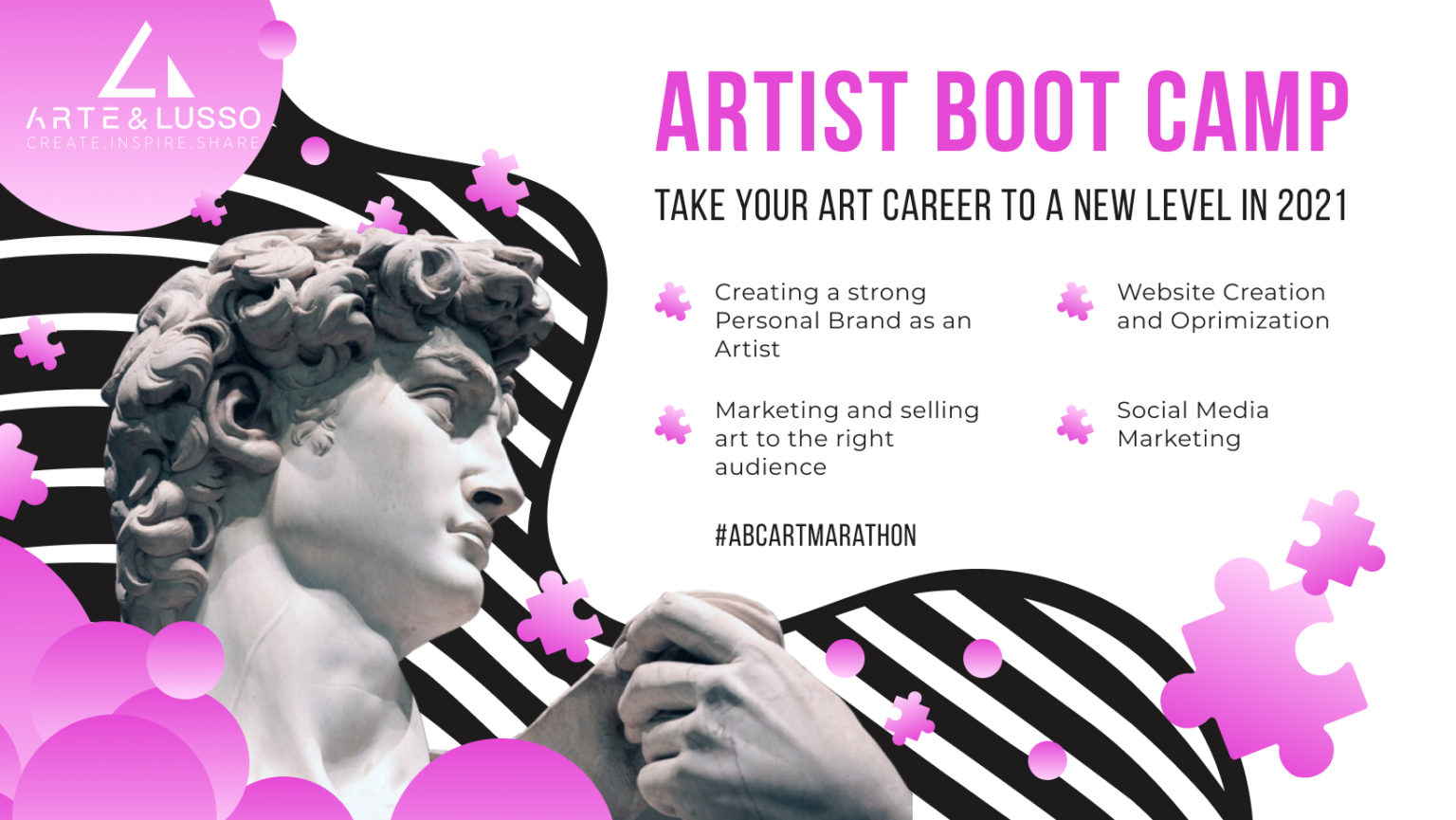 Artist Boot Camp Online Marathon for Artists by Arte & Lusso - Arte & Lusso